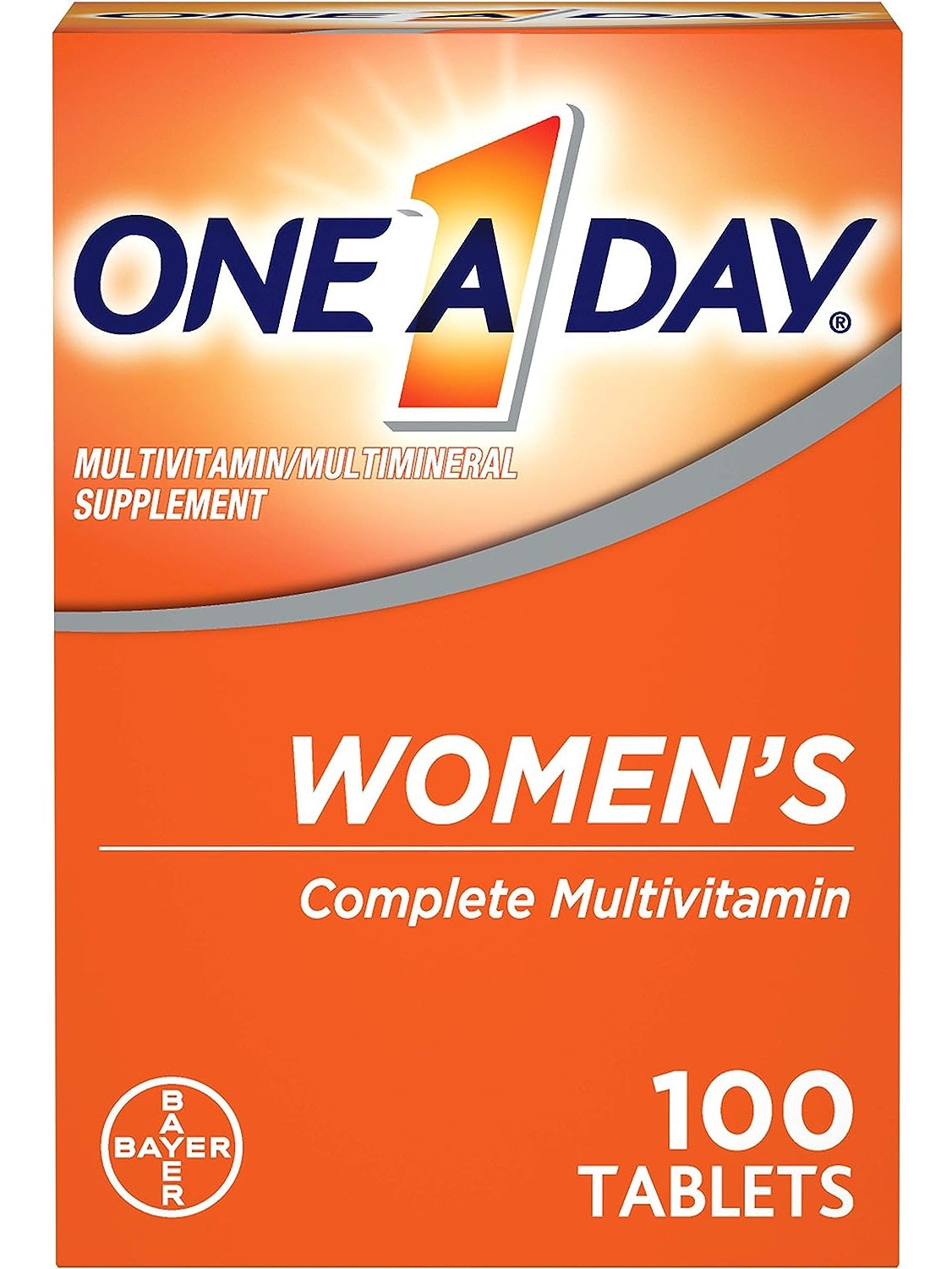 Multivitamínico ONE A DAY de BAYER, para mujer, 100 tabletas – Beyuga.com